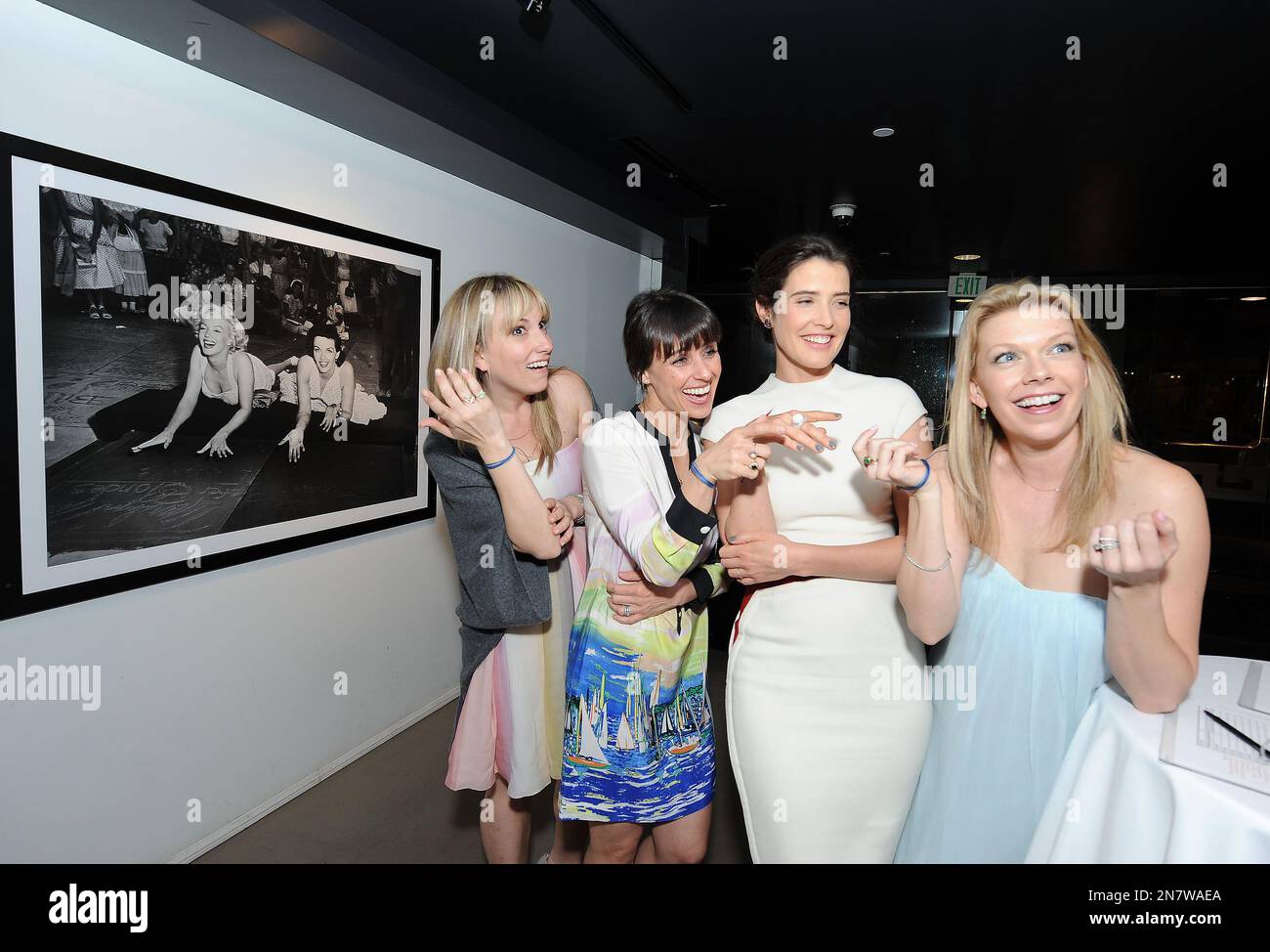 Robin Shorr, from left, Constance Zimmer, Cobie Smulders, and Mary ...