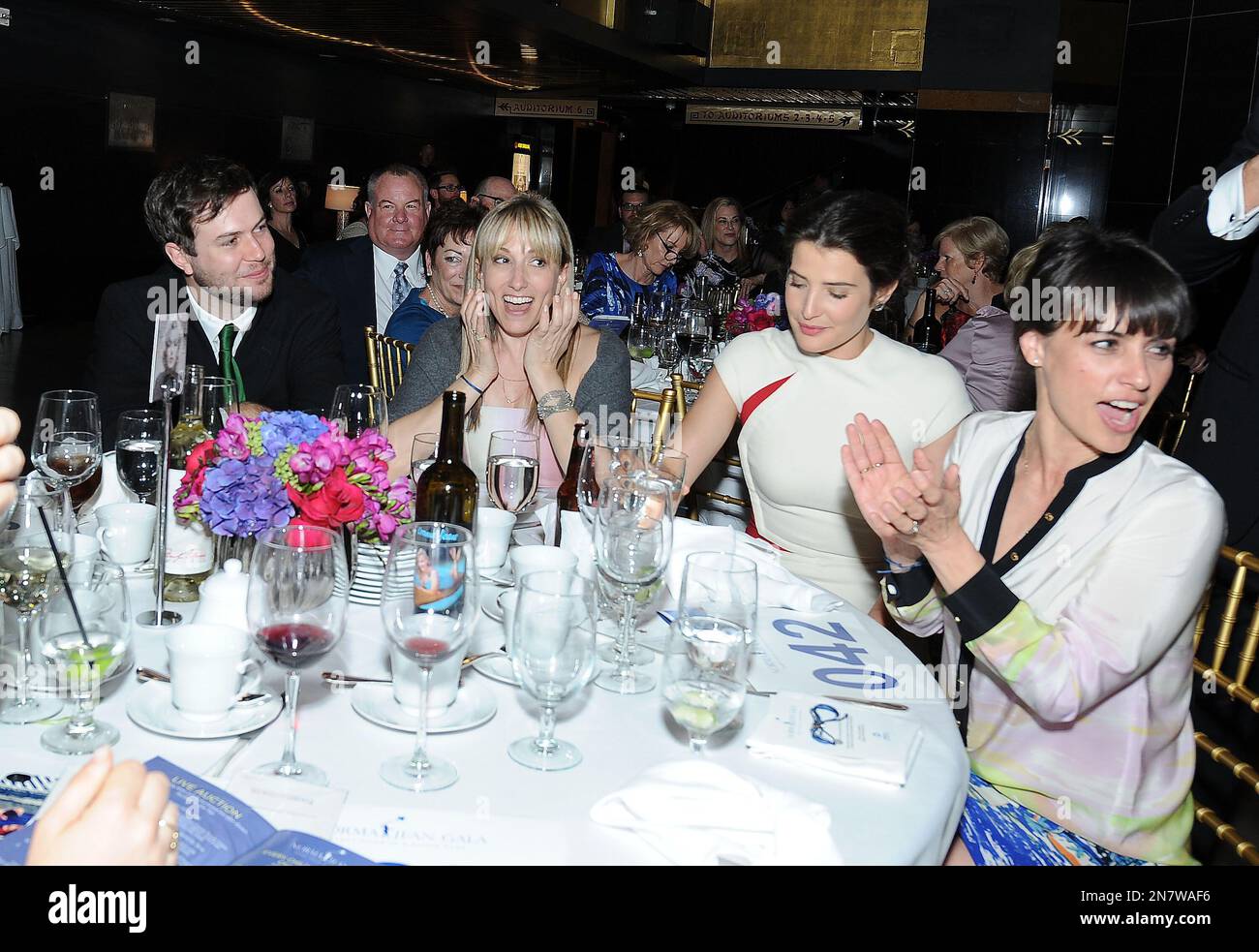 Taran Killam, from left, Robin Shorr, Cobie Smulders, and Constance ...