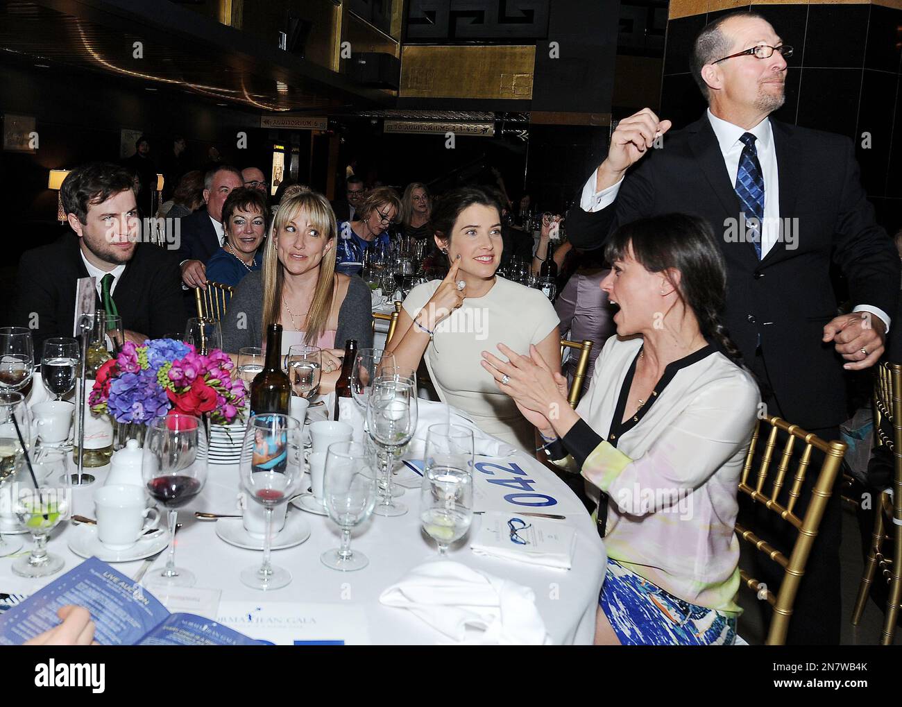 Taran Killam, from left, Robin Shorr, Cobie Smulders, and Constance ...