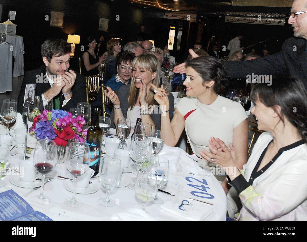 Taran Killam, from left, Robin Shorr, Cobie Smulders, and Constance ...