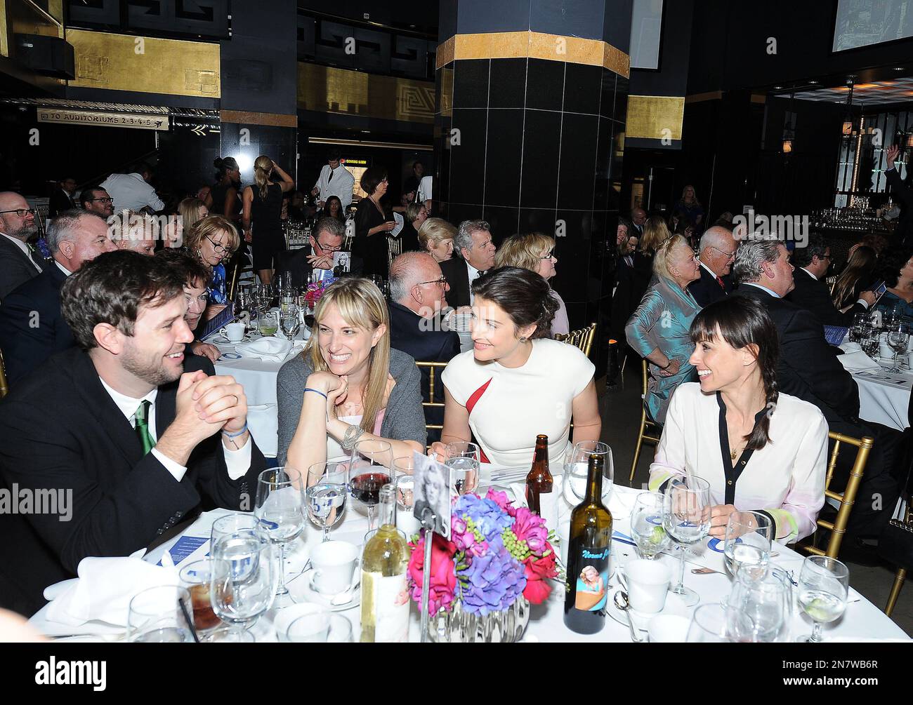 Taran Killam, from left, Robin Shorr, Cobie Smulders, and Constance ...