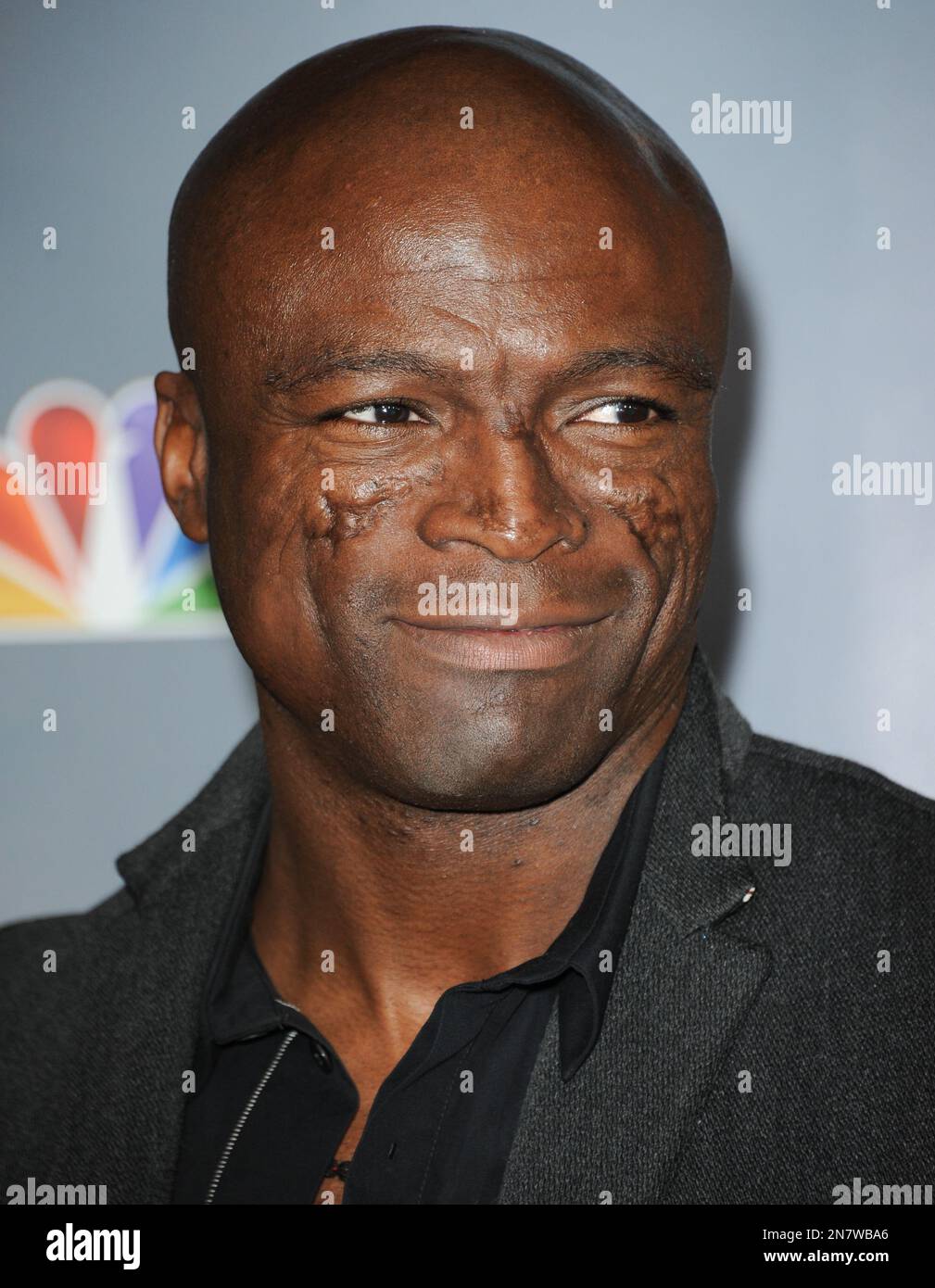 Seal arrives at the 4th season premiere screening of "The Voice" at the ...
