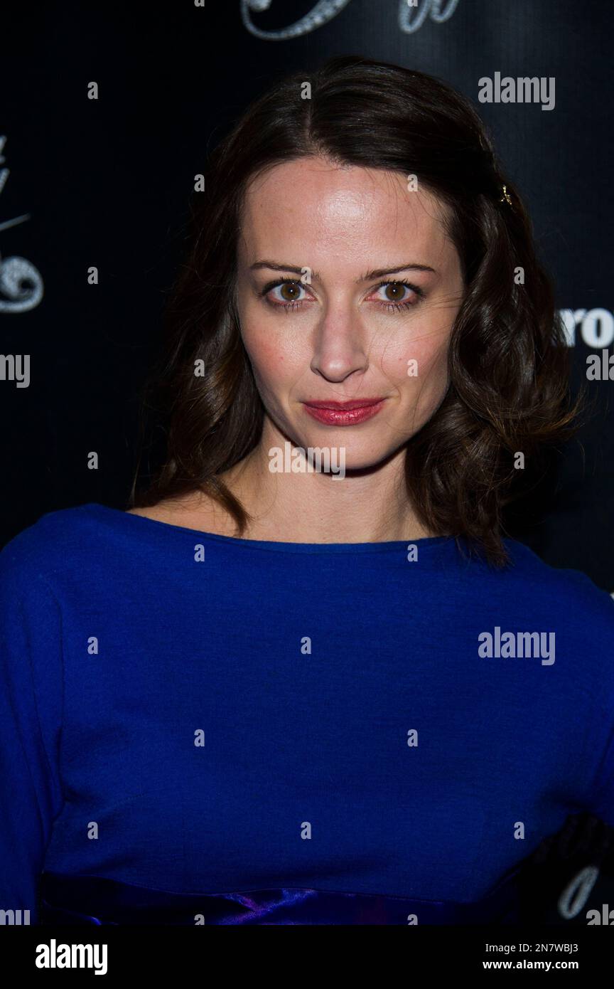 Amy Acker attends the Broadway opening of "Breakfast at Tiffany's" on ...
