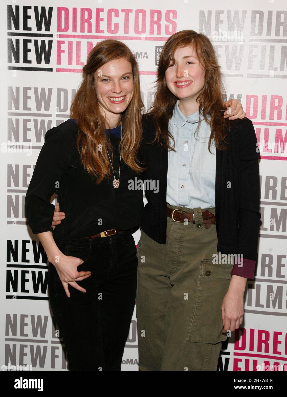 Actresses Lindsay Burge, left, and Kate Lyn Sheil, right, attend the ...