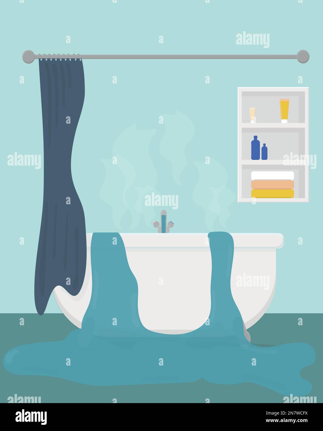 Flood wall Stock Vector Images - Alamy