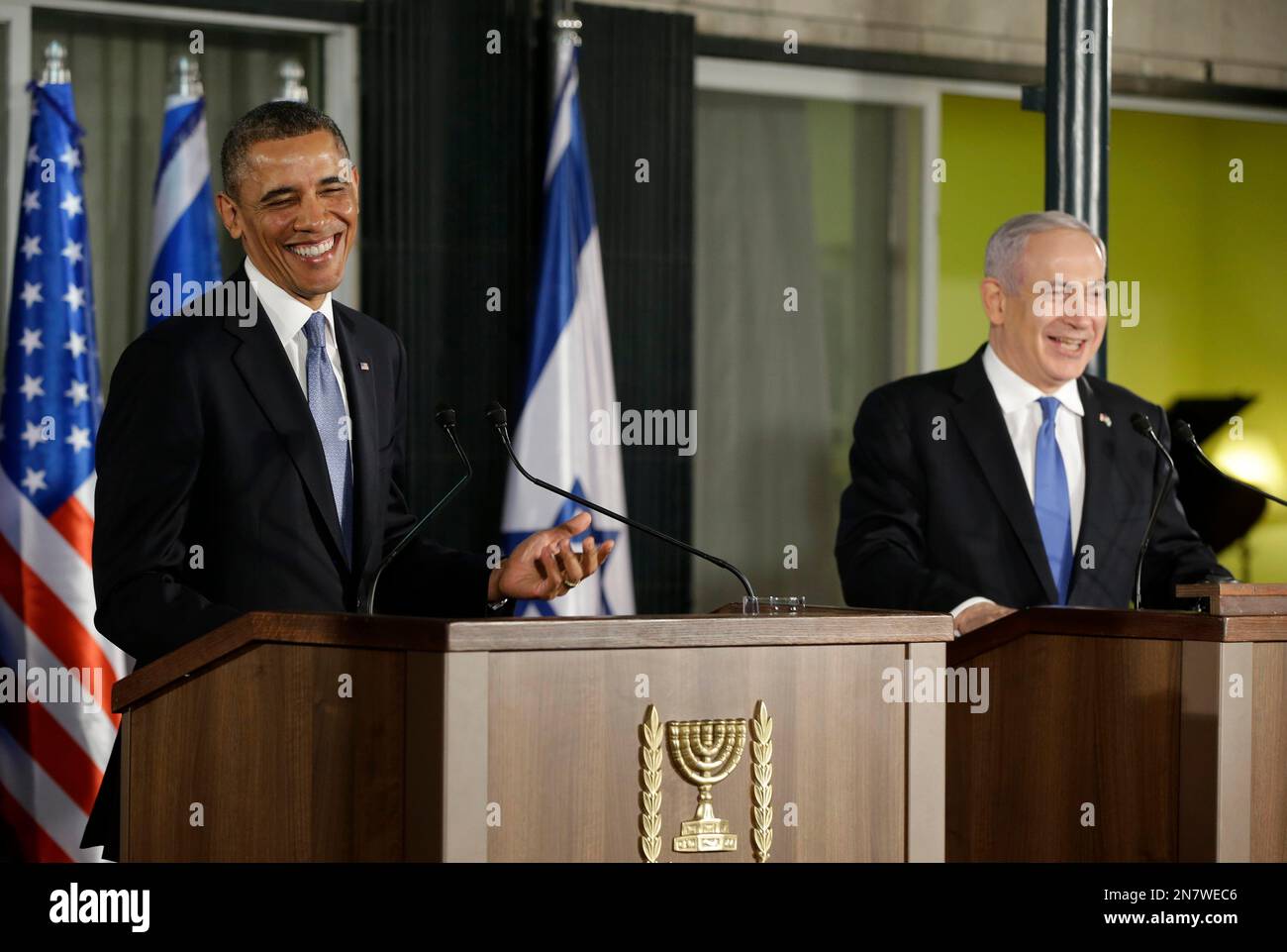 President Barack Obama and Israeli Prime Minister Benjamin Netanyahu ...