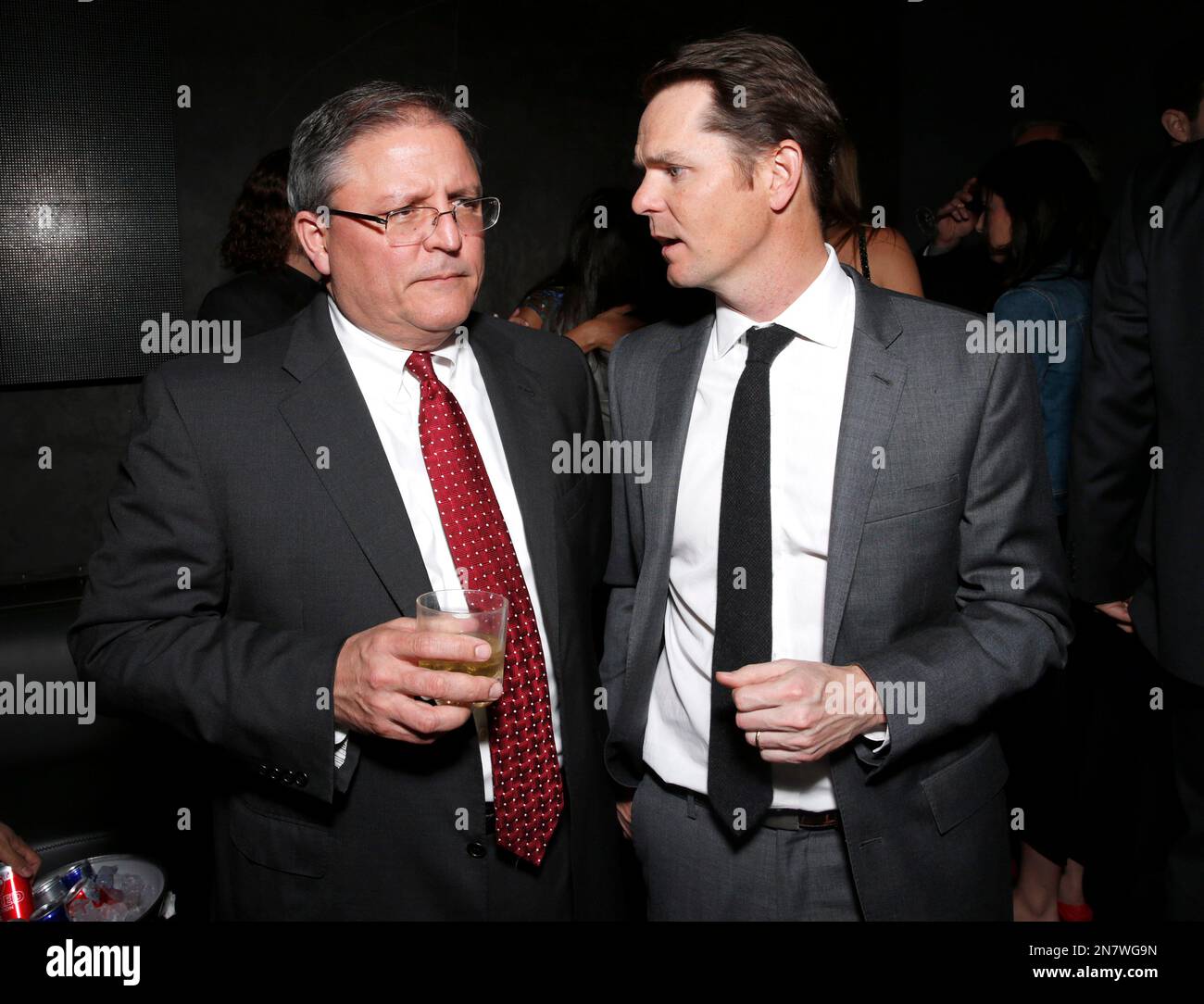 AMC CEO Gerry Lopez and Open Road Films' Jason Cassidy attend the after ...