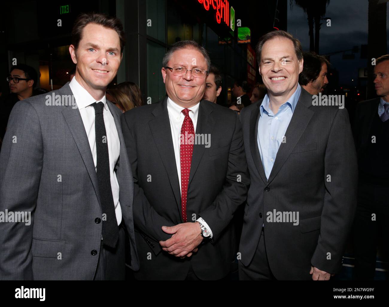 Open Road Film's Jason Cassidy, AMC CEO Gerry Lopez and Open Road Films ...