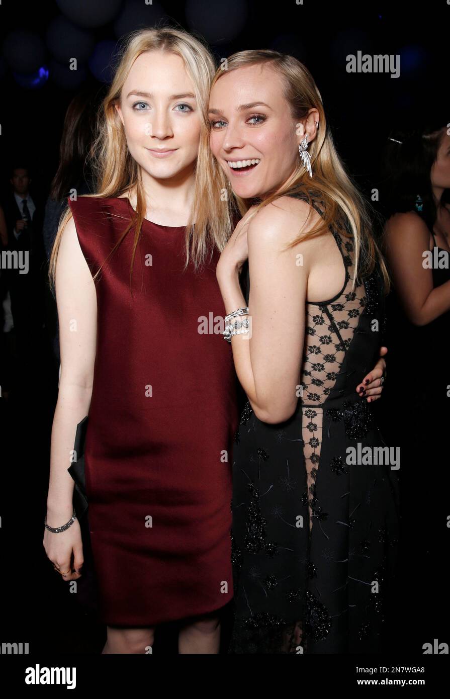 Saoirse Ronan and Diane Kruger attend the after party for the LA ...