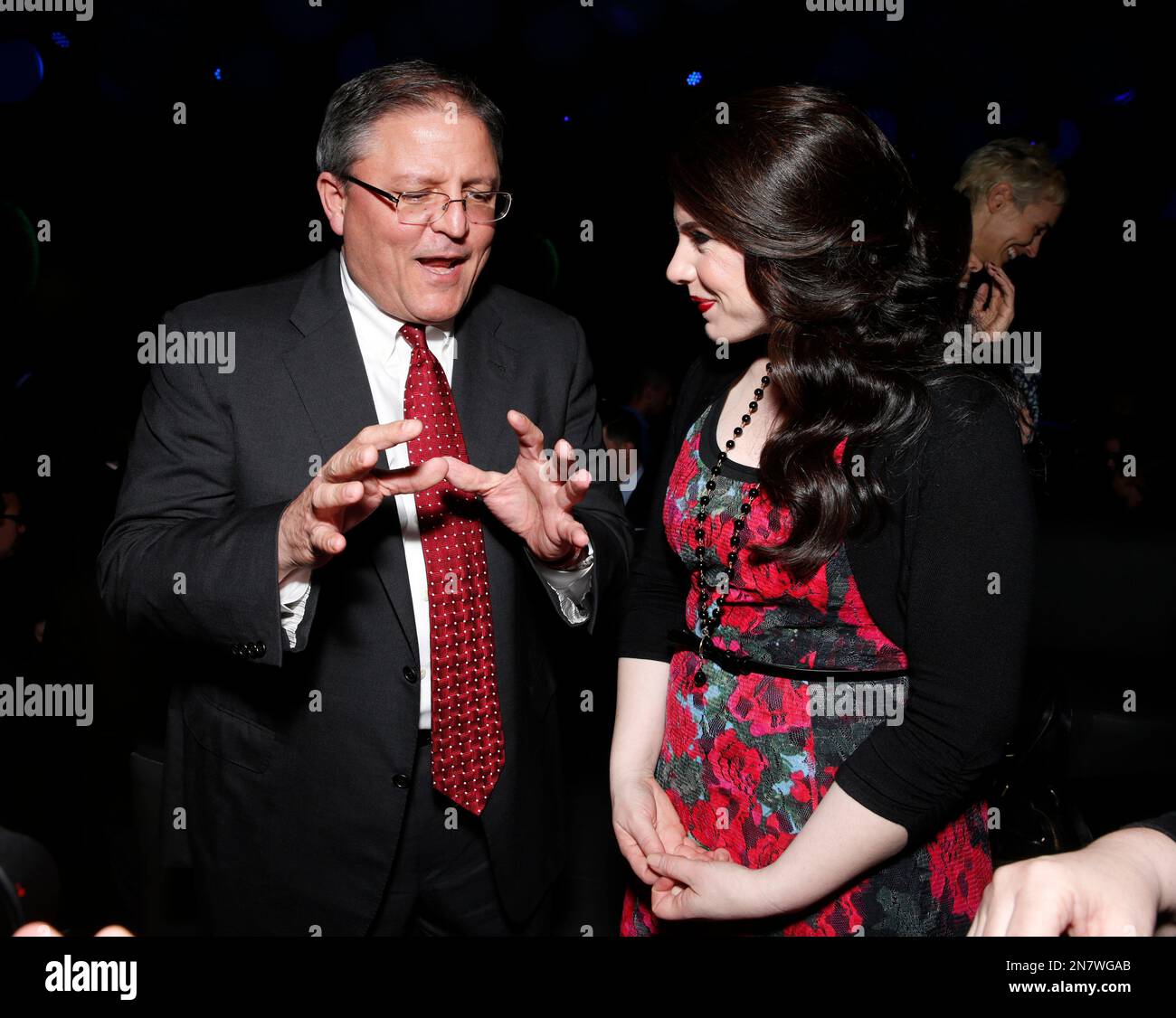 AMC CEO Gerry Lopez and Stephenie Meyer attend the after party for the ...