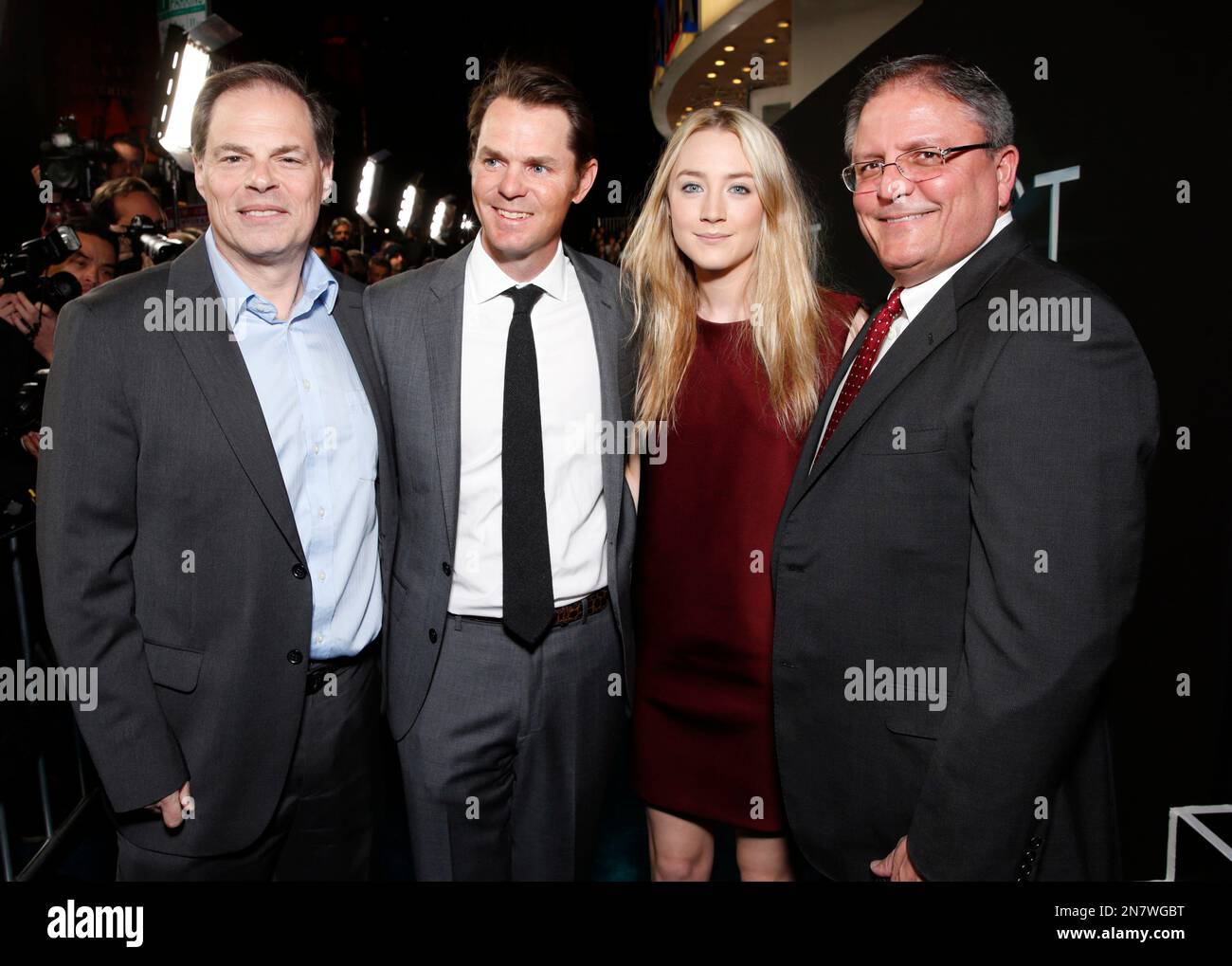 Open Road Films' Tom Ortenberg, Open Road Films' Jason Cassidy, Saoirse ...