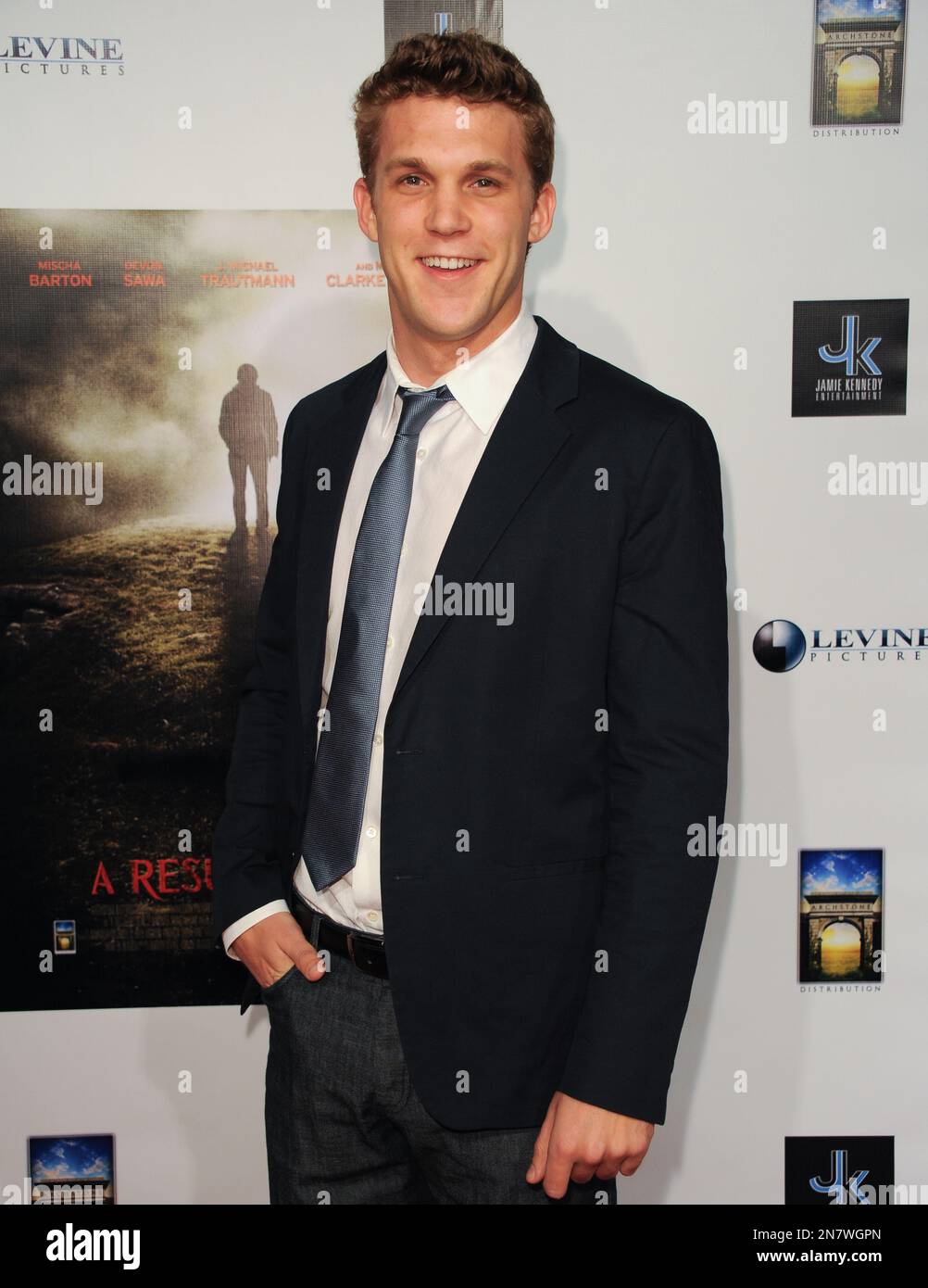 Devon Sawa arrives at the LA premiere of "A Resurrection" at the ...