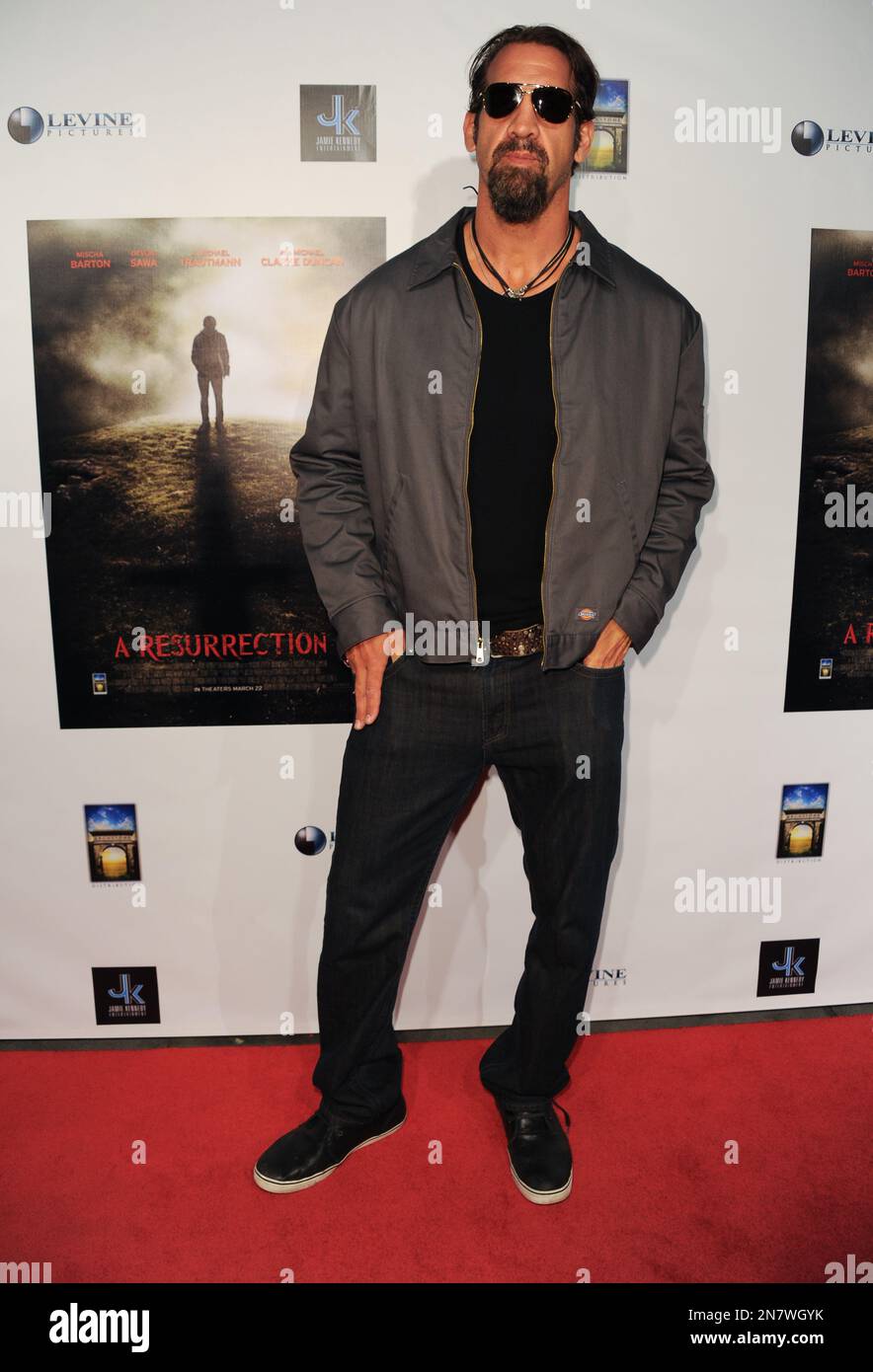 Matthew Willig arrives at the LA premiere of "A Resurrection" at the ...