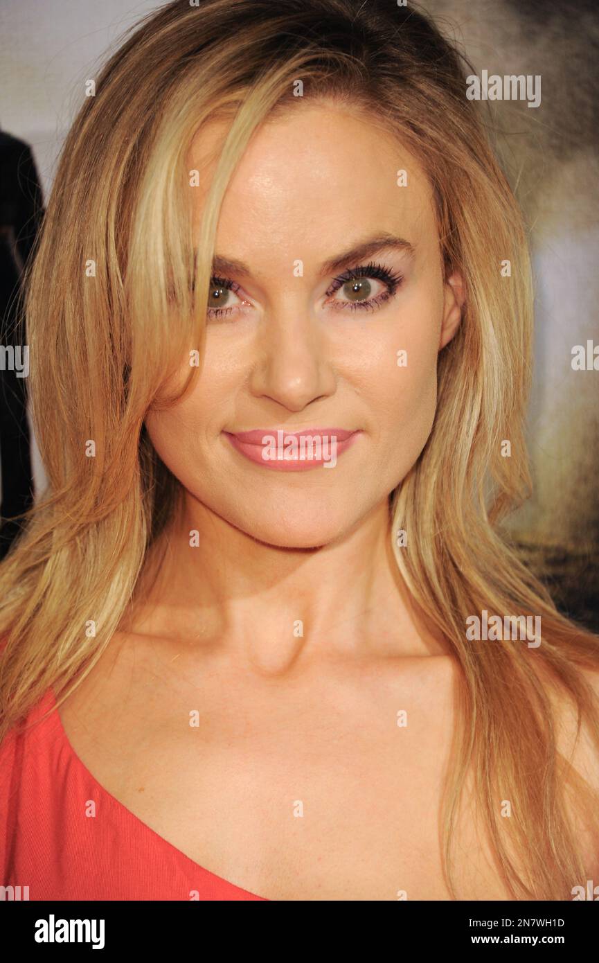 Paula LaBaredas arrives at the LA premiere of "A Resurrection" at the ...