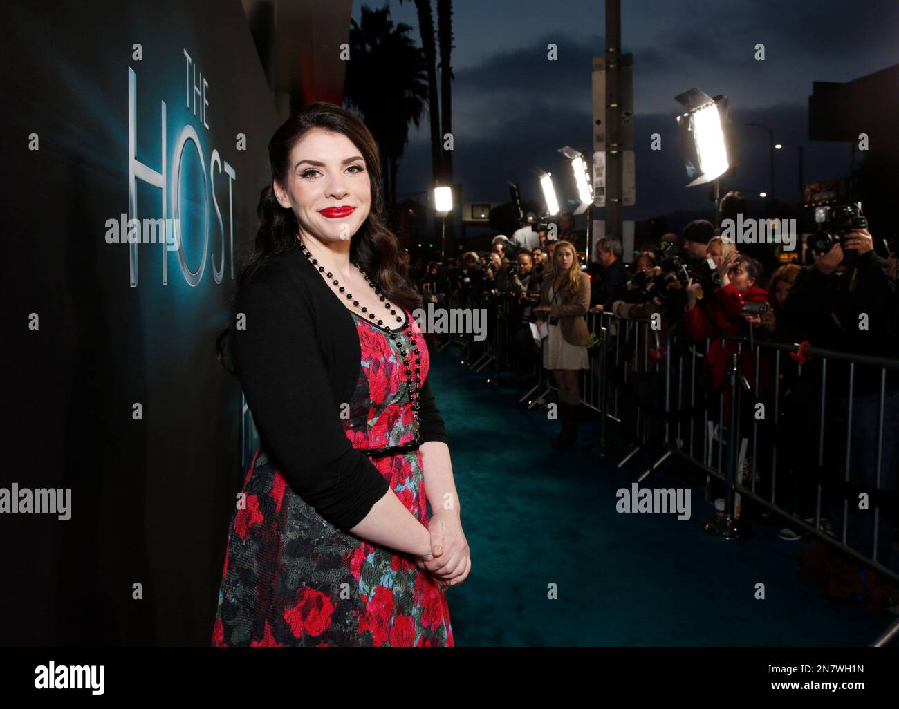 Author Stephenie Meyer arrives at the LA premiere of "The Host" at the ...