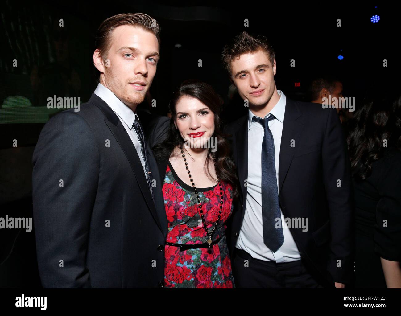 Jake Abel, Author Stephenie Meyer and Max Irons attend the after party ...