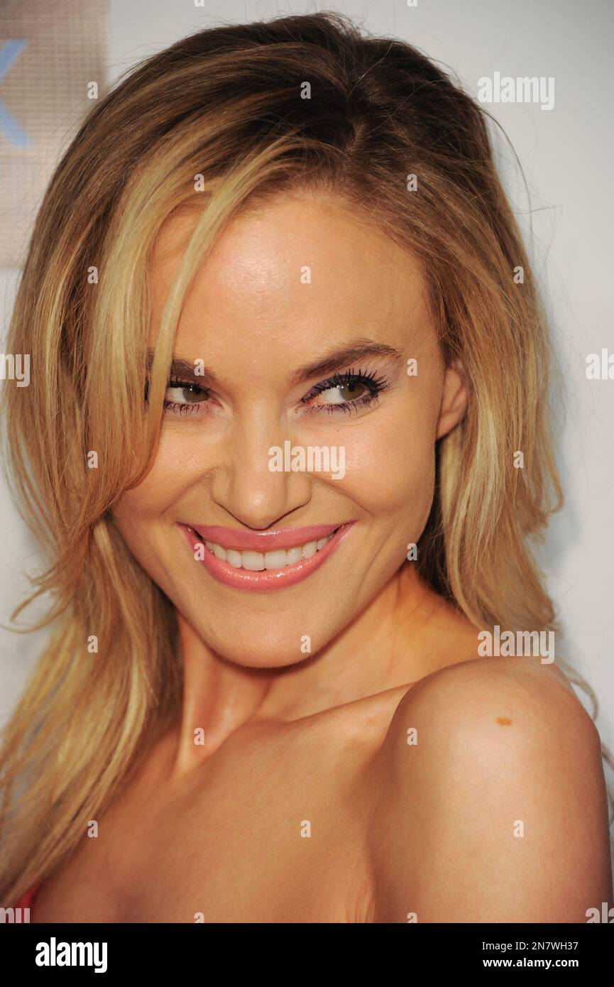 Paula LaBaredas arrives at the LA premiere of "A Resurrection" at the ...