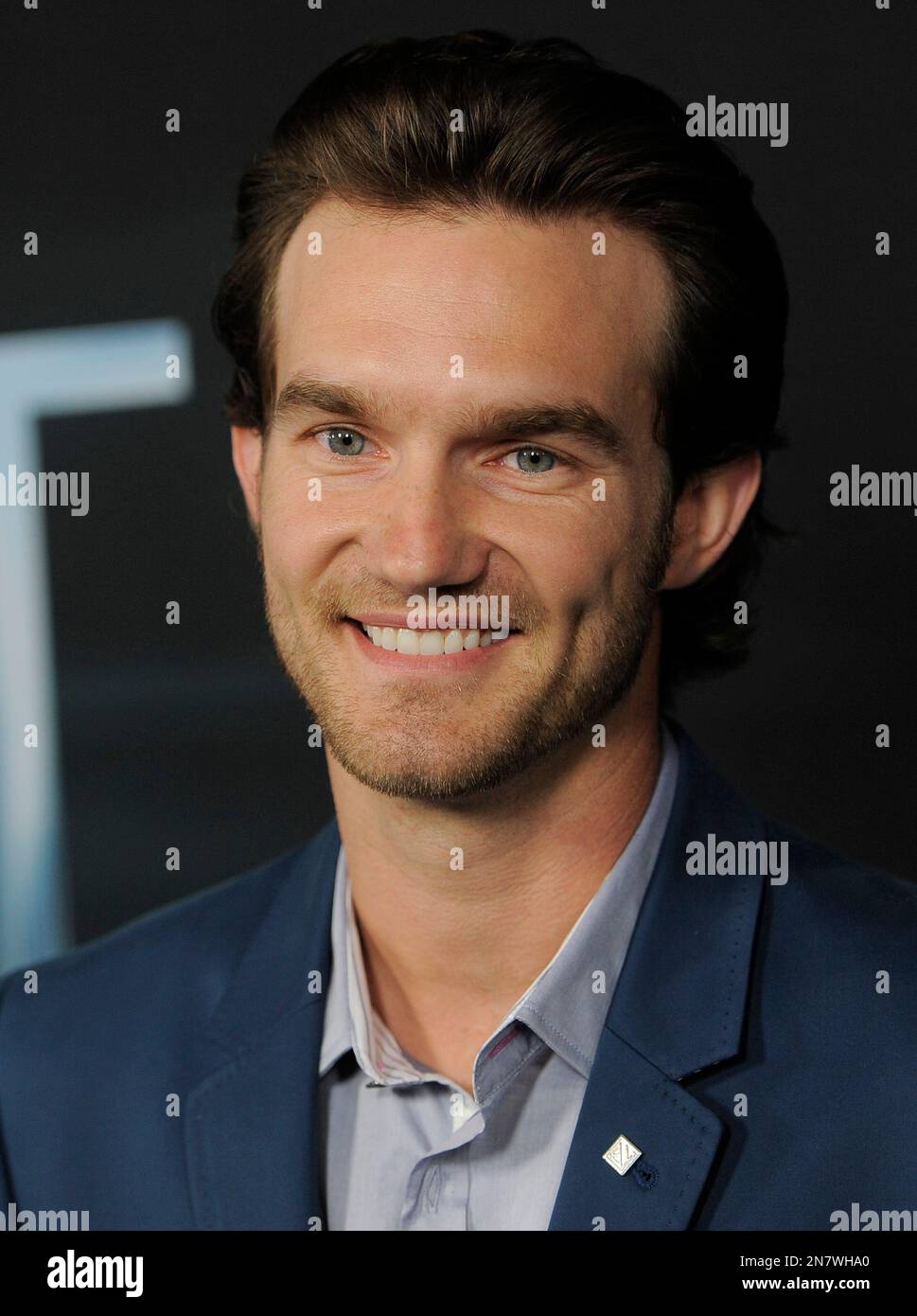 Lee Hardee, a cast member in "The Host," poses at the Los Angeles ...