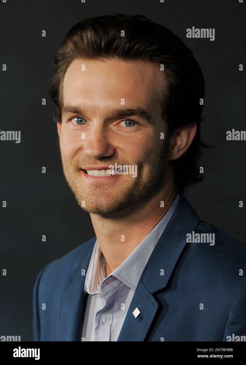 Lee Hardee, a cast member in "The Host," poses at the Los Angeles ...