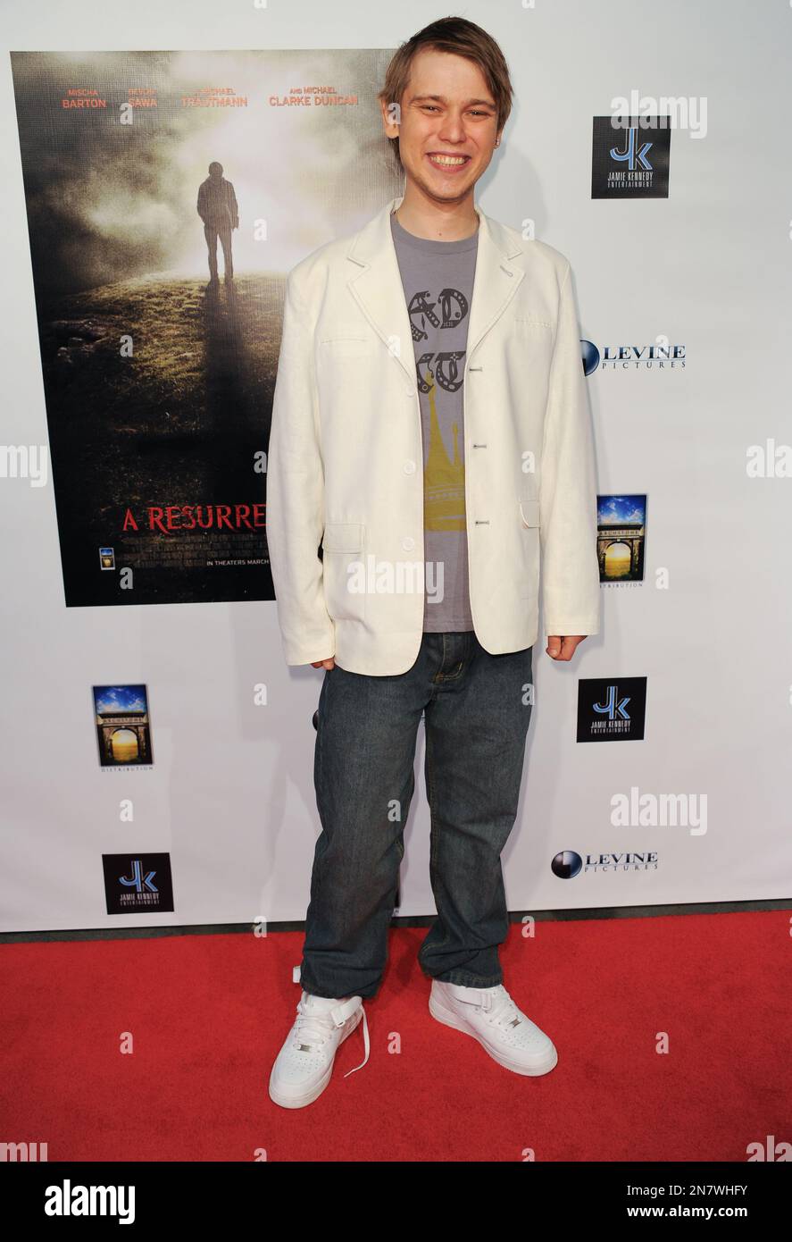 J. Michael Trautmann arrives at the LA premiere of "A Resurrection" at ...