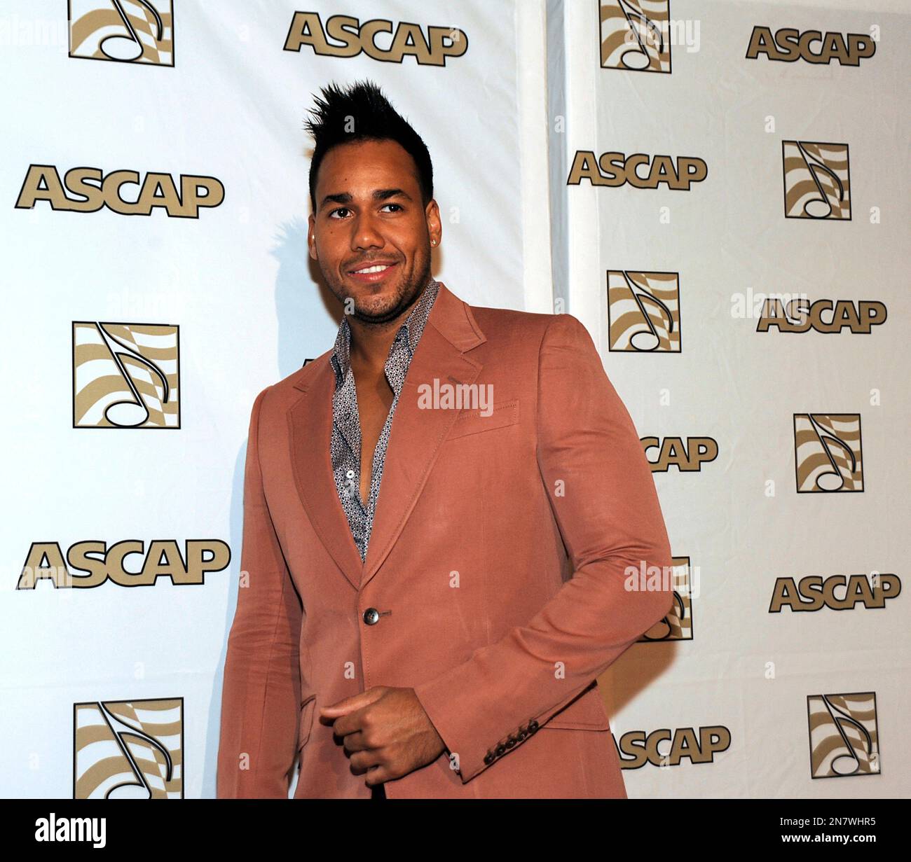 Singer Anthony Romeo Santos arrives at the ASCAP Latin Music Awards at ...