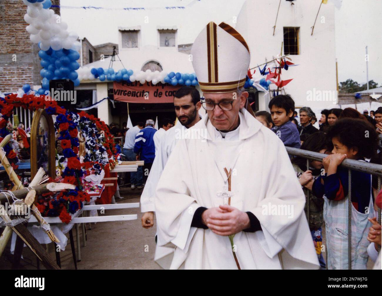 In this picture taken 2003 Argentina's cardinal Jorge Mario Bergoglio ...