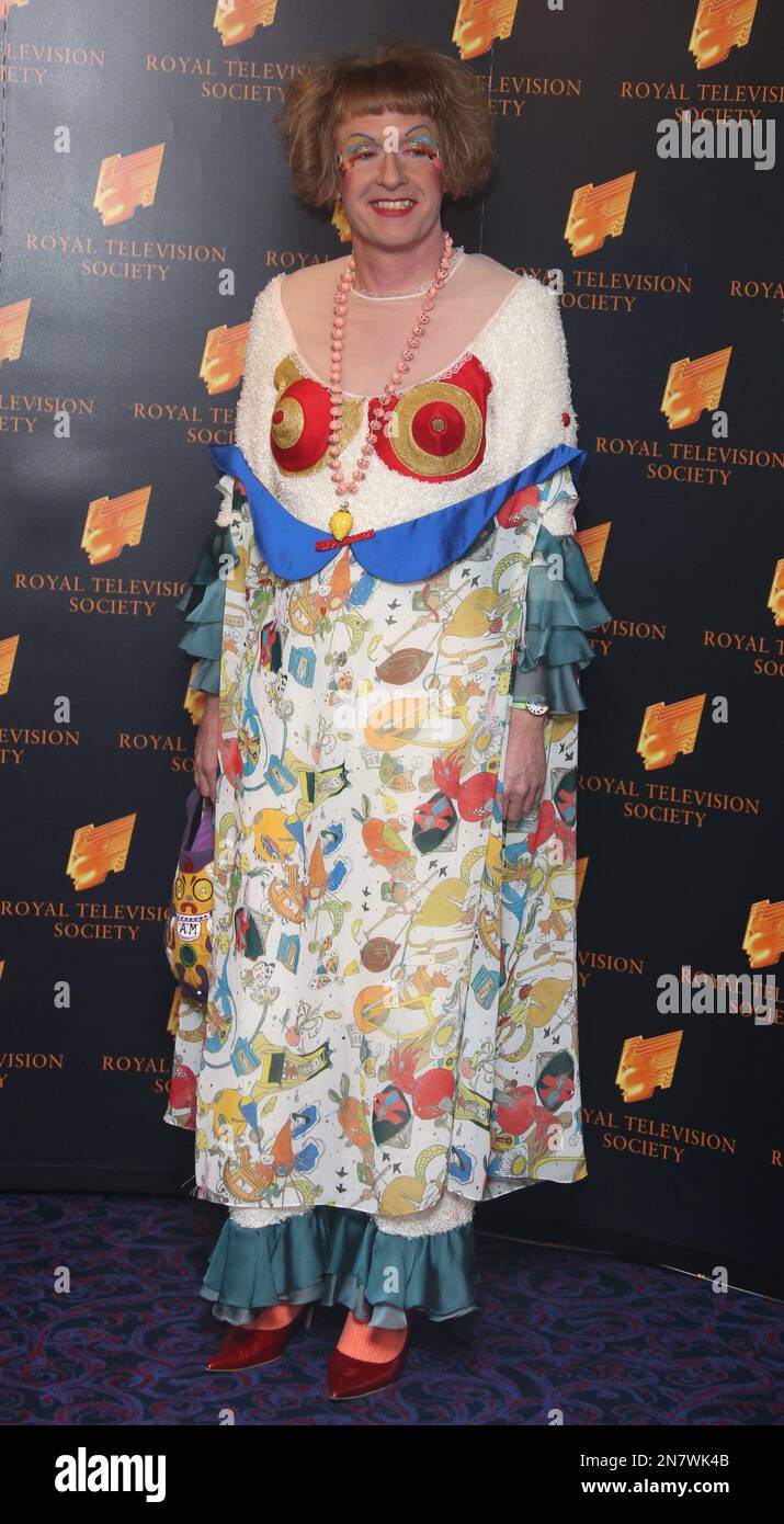 Grayson Perry arrives for the Royal Television Society Programme Awards ...