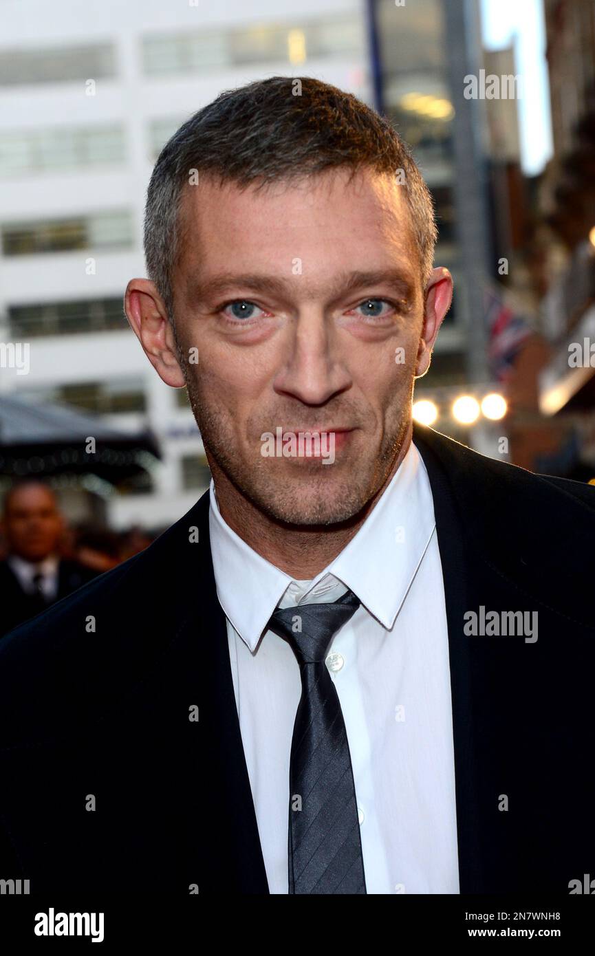 Vincent Cassell seen at the World Premiere of Trance at the Odeon West ...