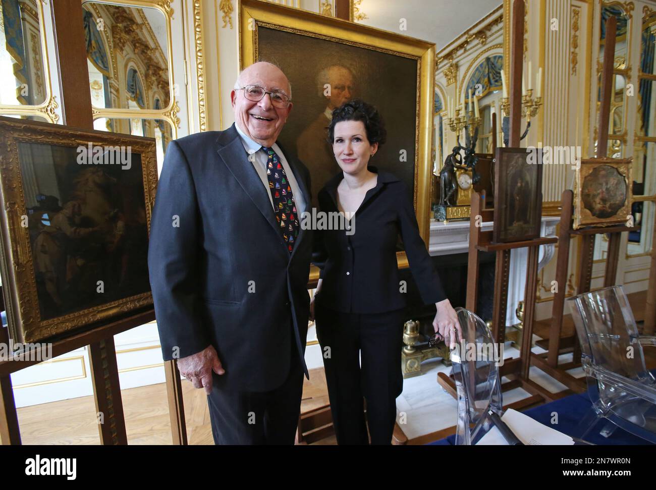 American Thomas Selldorff, left, and Austrian art historian, Sophie ...