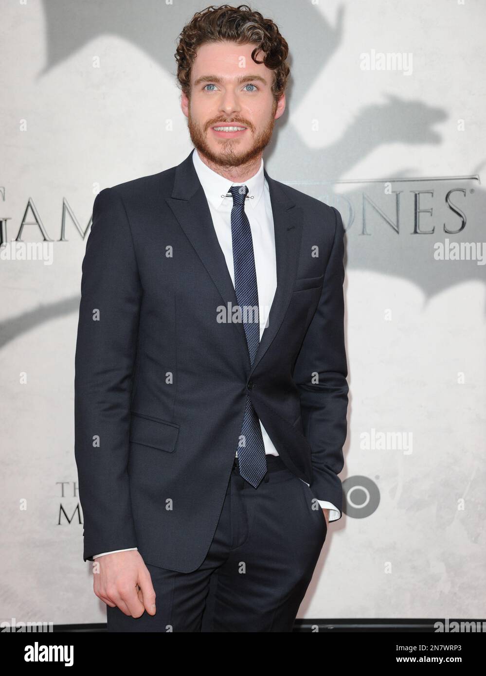 Richard Madden arrives at the LA premiere for the third season of "Game ...
