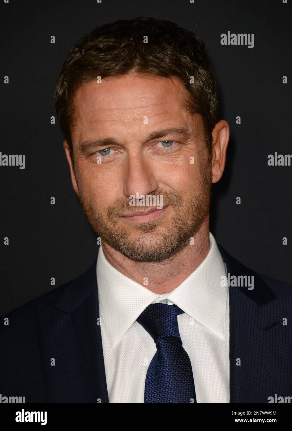Gerard Butler arrives at the LA premiere of "Olympus Has Fallen" at the ...