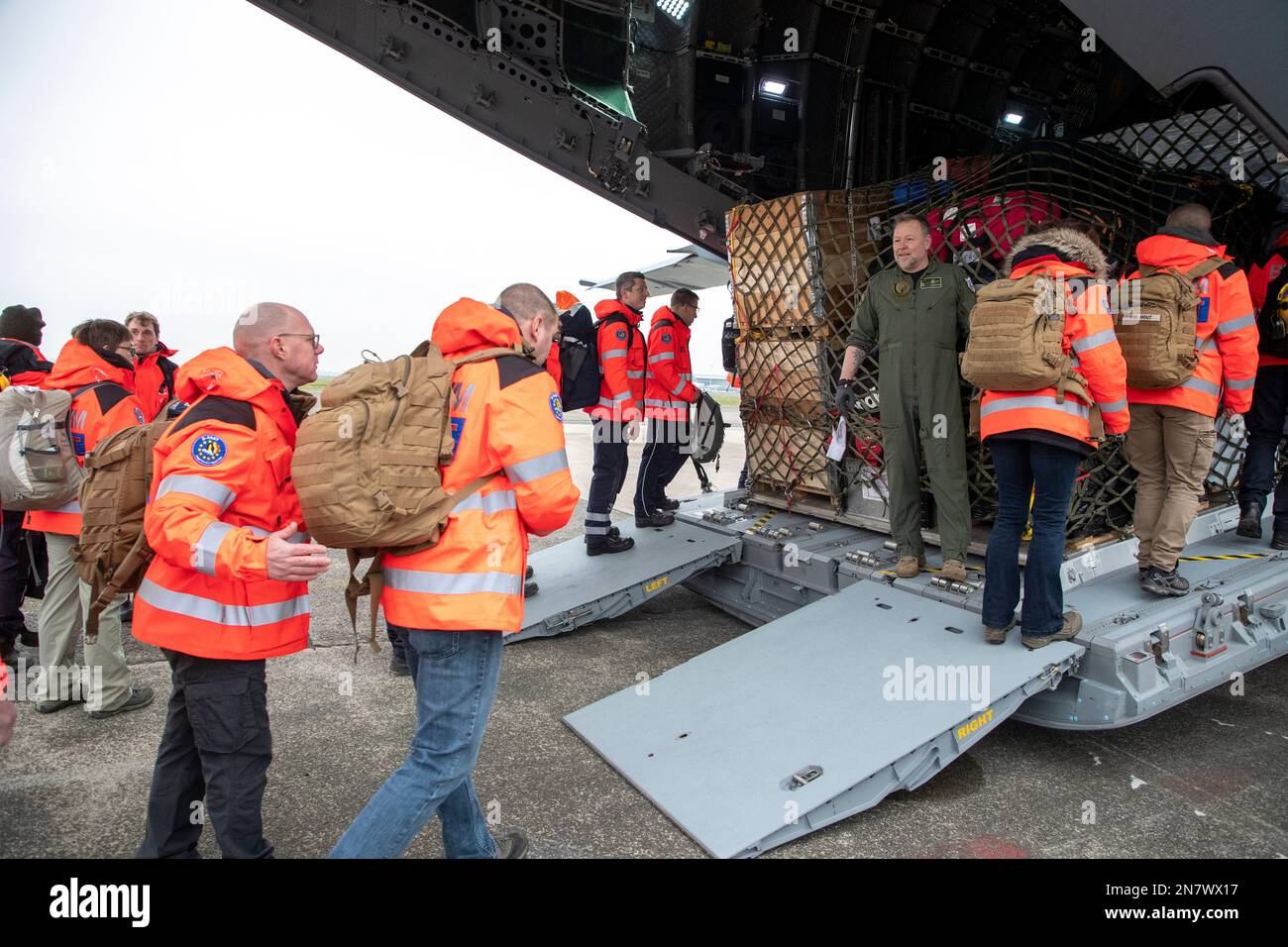 Belgium. 11th Feb, 2023. Illustration picture shows the departure of a ...