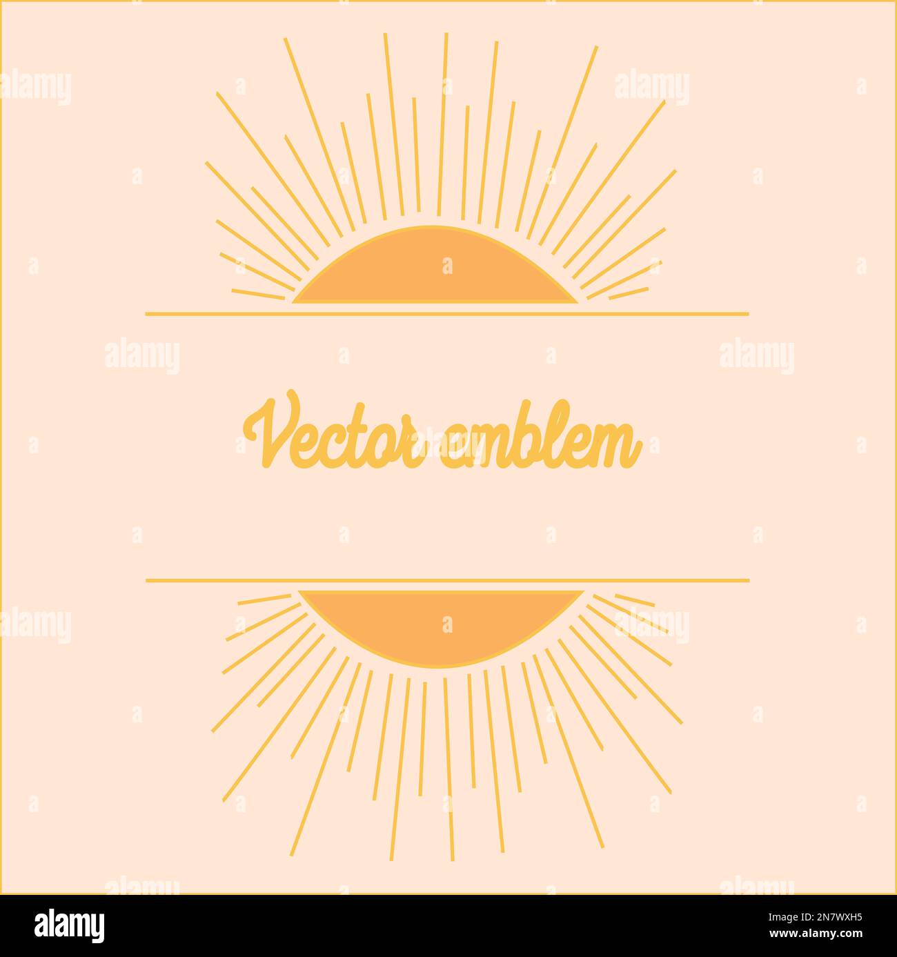 a Vector boho icon and symbols - sun logo design templates - abstract ...