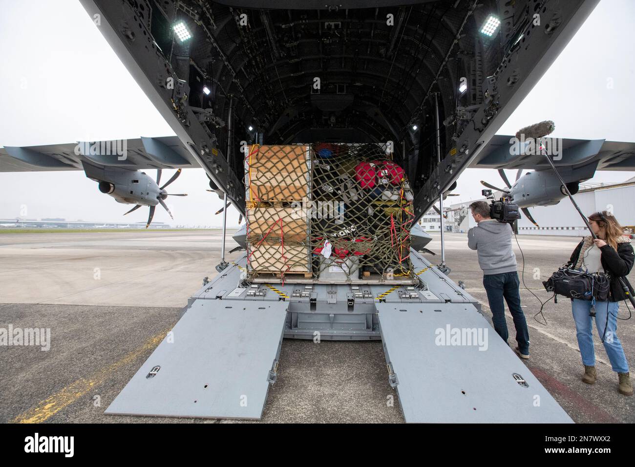 Belgium. 11th Feb, 2023. Illustration picture shows the departure of a ...