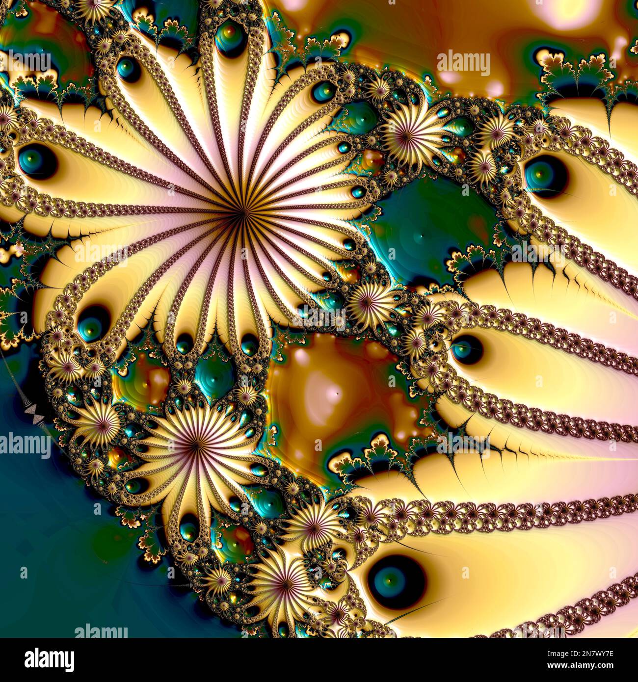 Fractal complex zoom - Mandelbrot set detail, digital artwork for ...