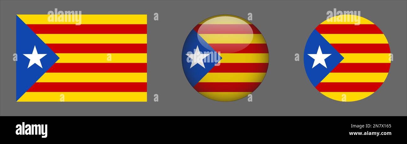 Catalonia outline map Stock Vector Images - Alamy