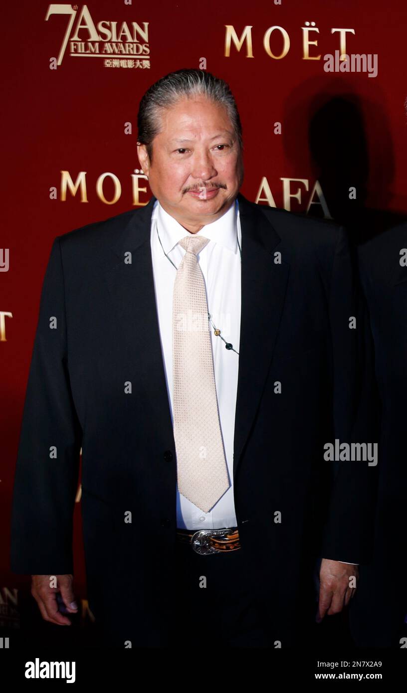 Hong Kong director and actor Sammo Hung poses on the red carpet at the ...