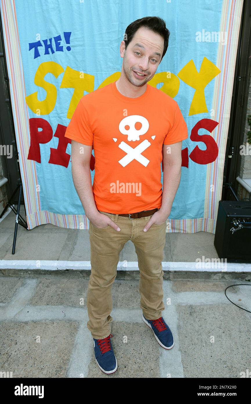 Nick Kroll attends an afternoon of family fun at The Geffen Playhouse ...