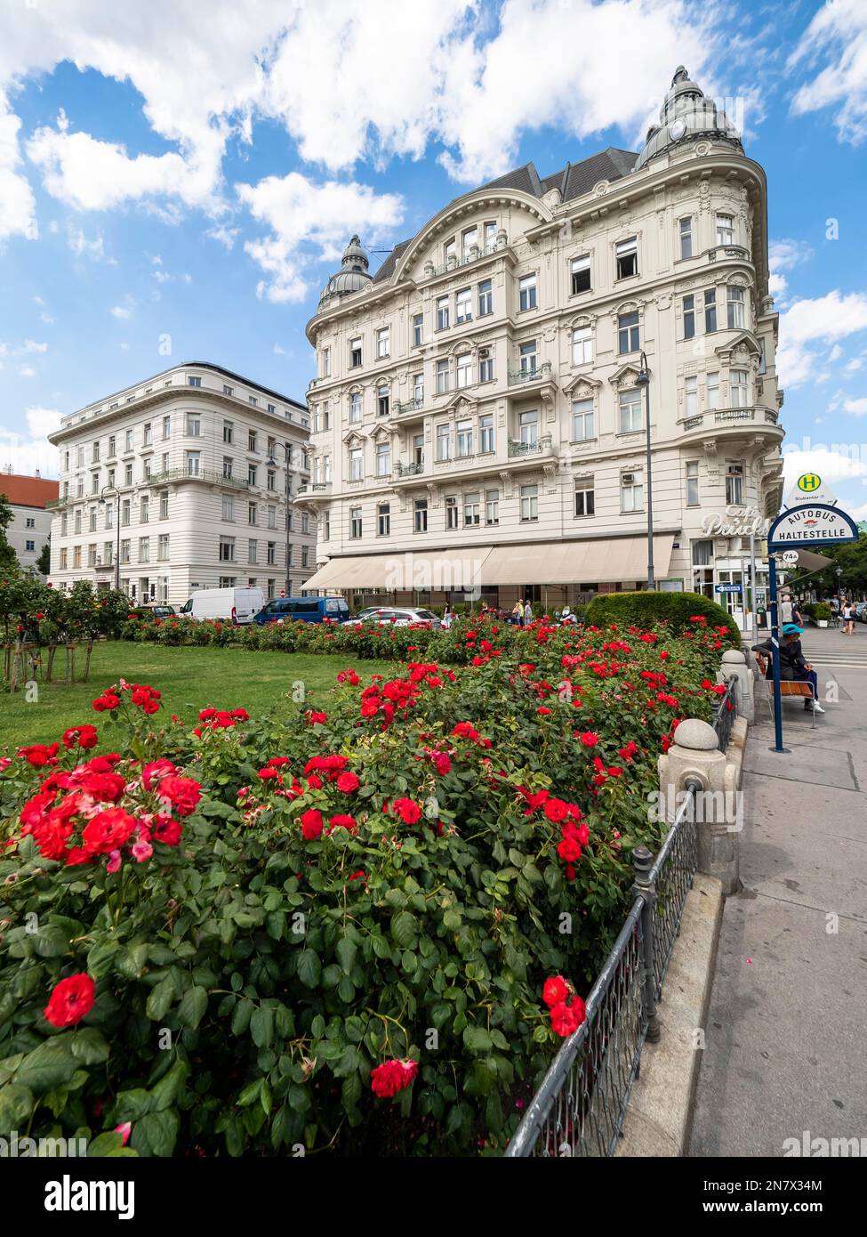 Old manor house with Viennese coffee, inner city, Vienna Austria Stock ...