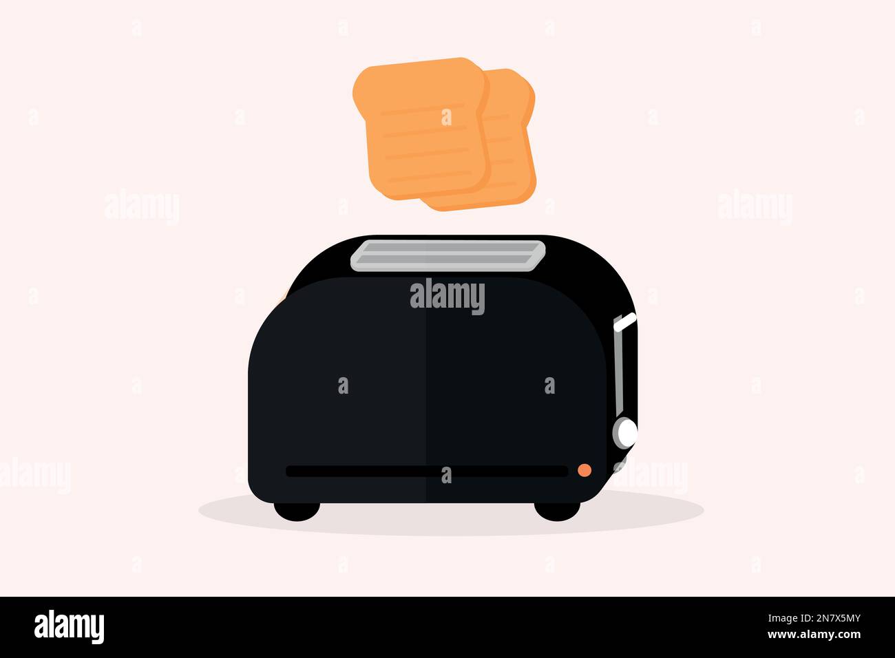 Cute bread toaster graphic hi-res stock photography and images - Alamy