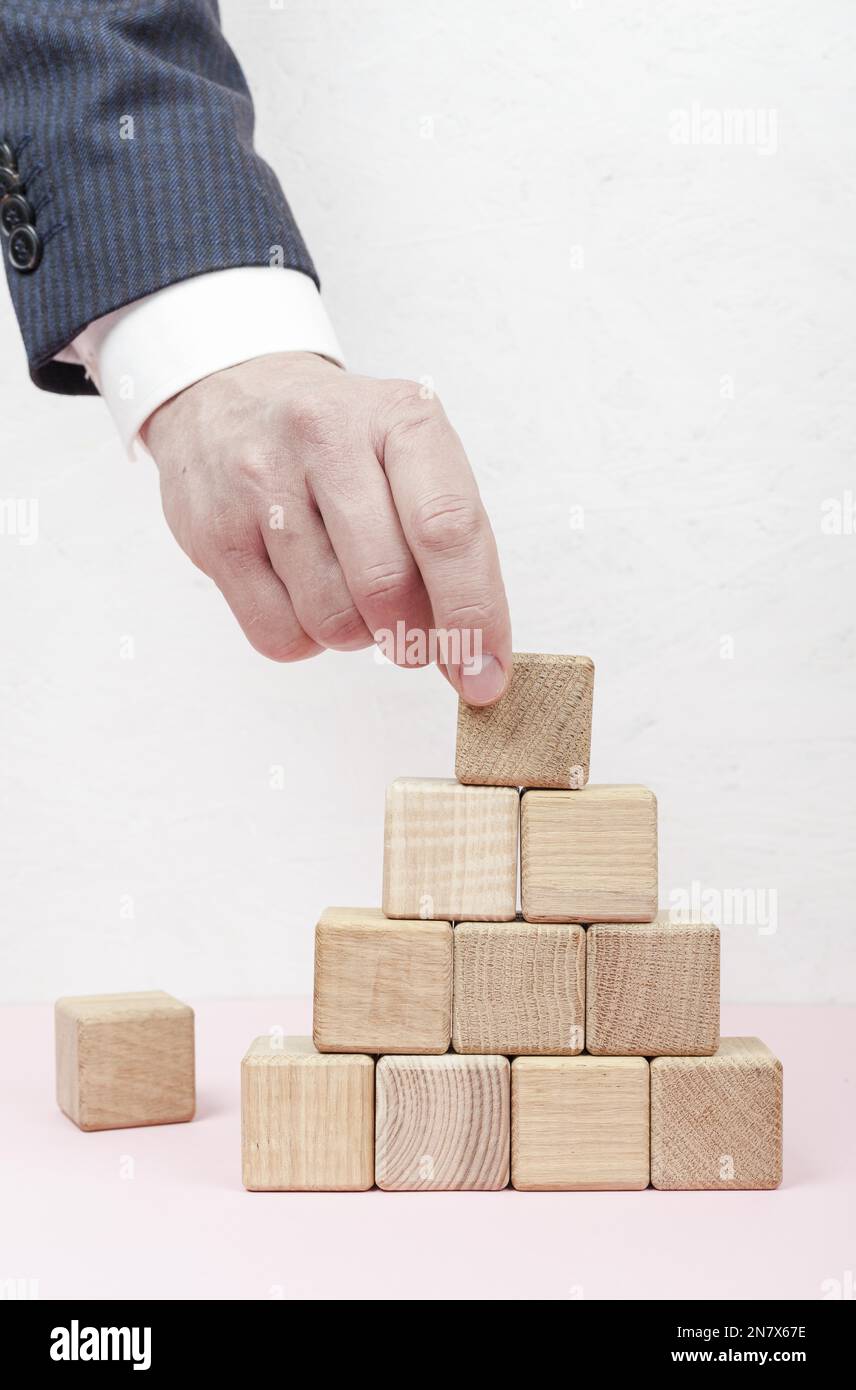 Creating pyramid hi-res stock photography and images - Alamy