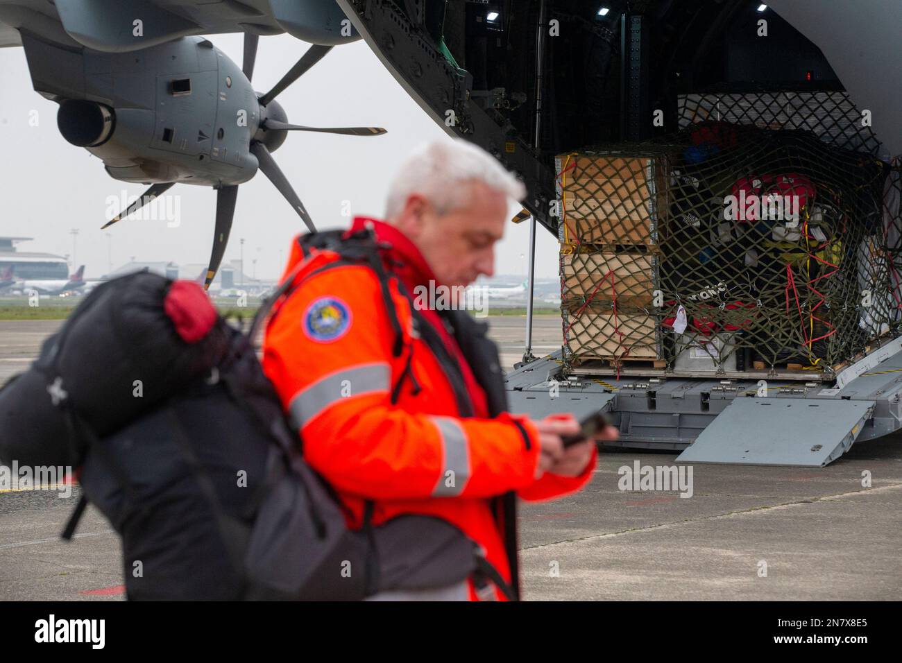 Belgium. 11th Feb, 2023. Illustration picture shows the departure of a ...