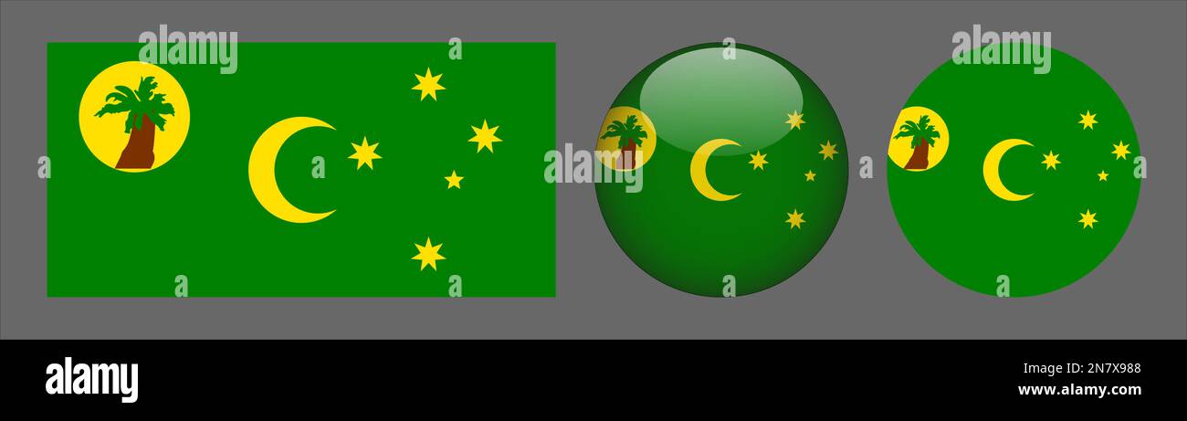 Map of cocos islands hi-res stock photography and images - Alamy