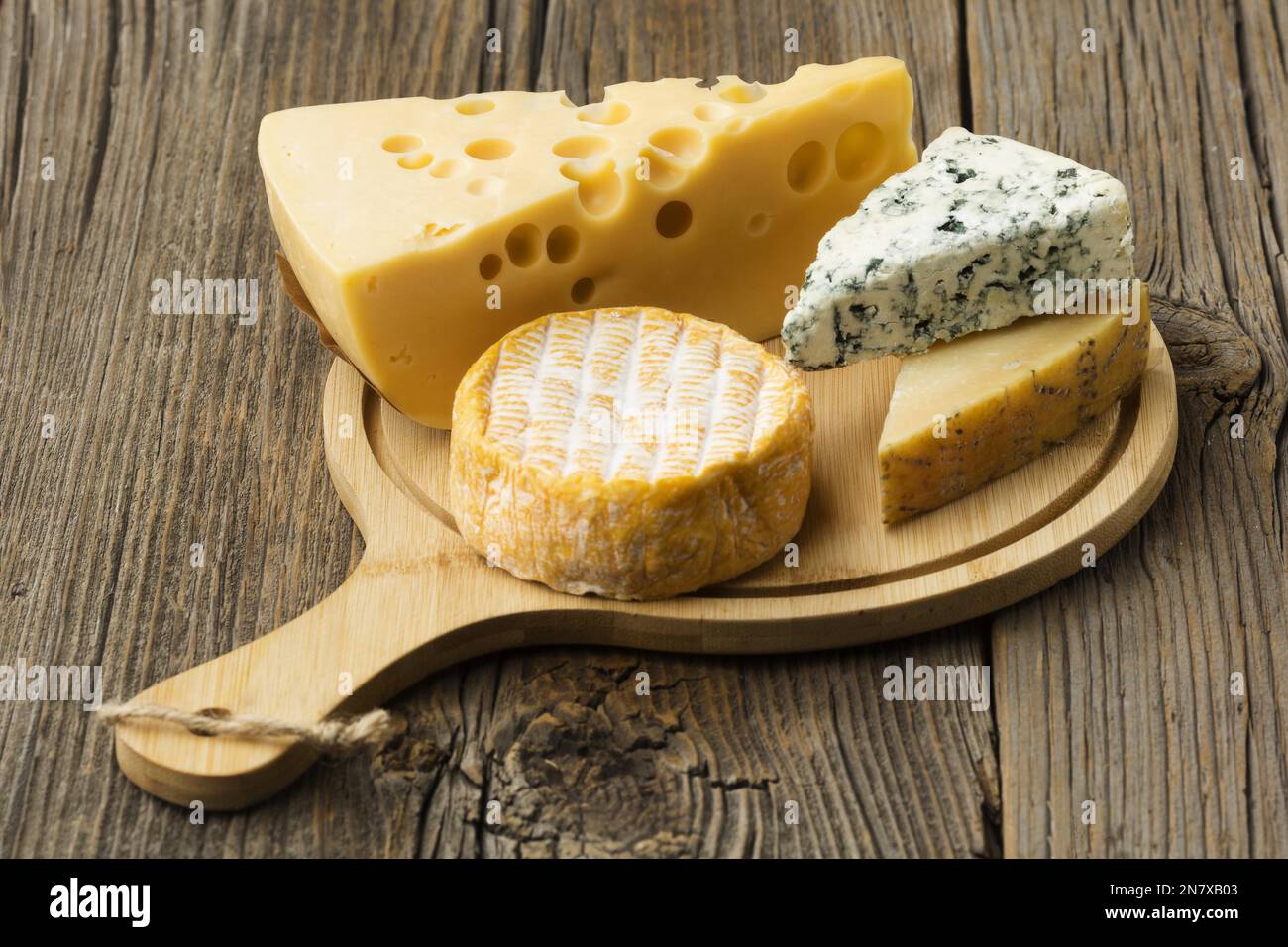 close up variety gourmet cheese ready be served Stock Photo - Alamy
