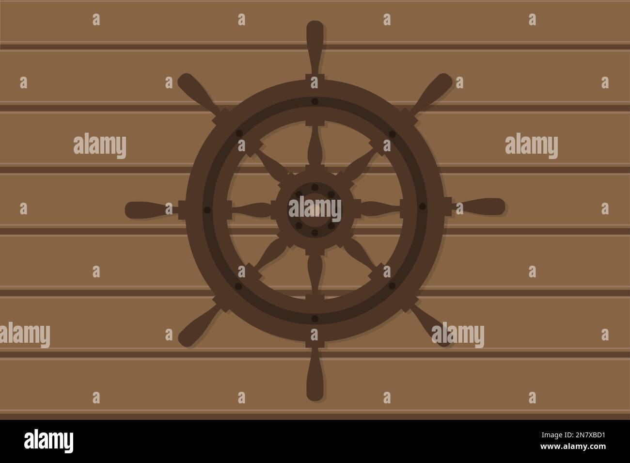 a rudder ship yacht icon vector marine background Stock Vector Image ...