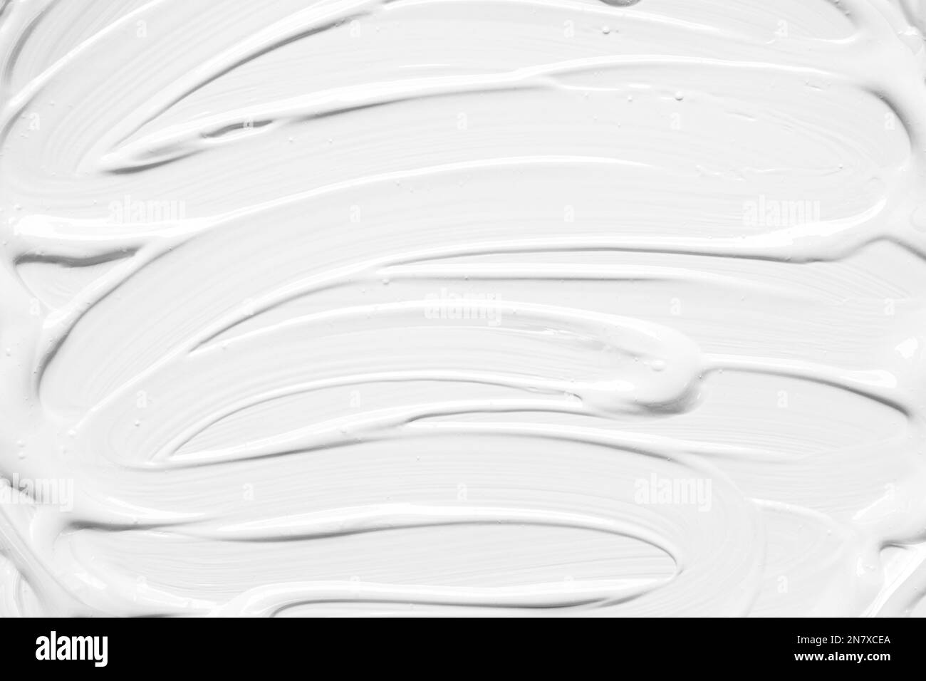 clear white paint layered thickly Stock Photo - Alamy