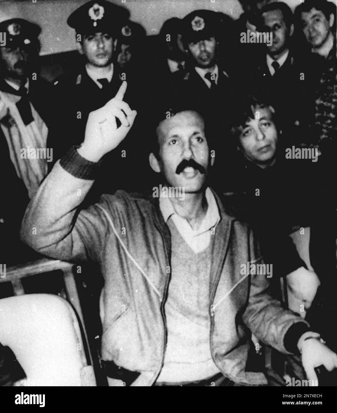 FILE – In this 1989 file photo Mohammed Rashed speaks during his trial ...