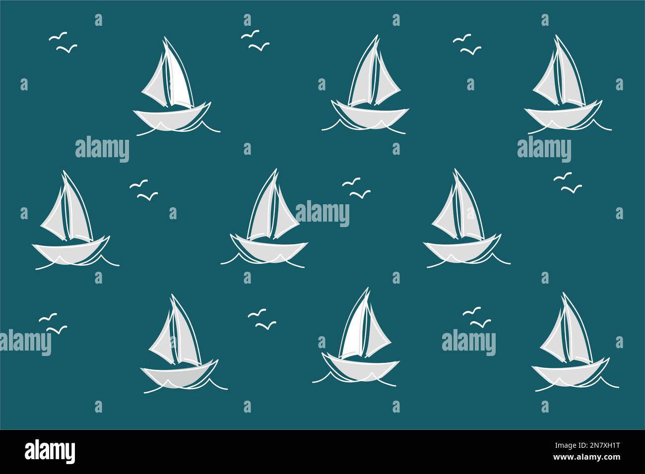 an yacht ship boat marine background texture vector illustration Stock ...
