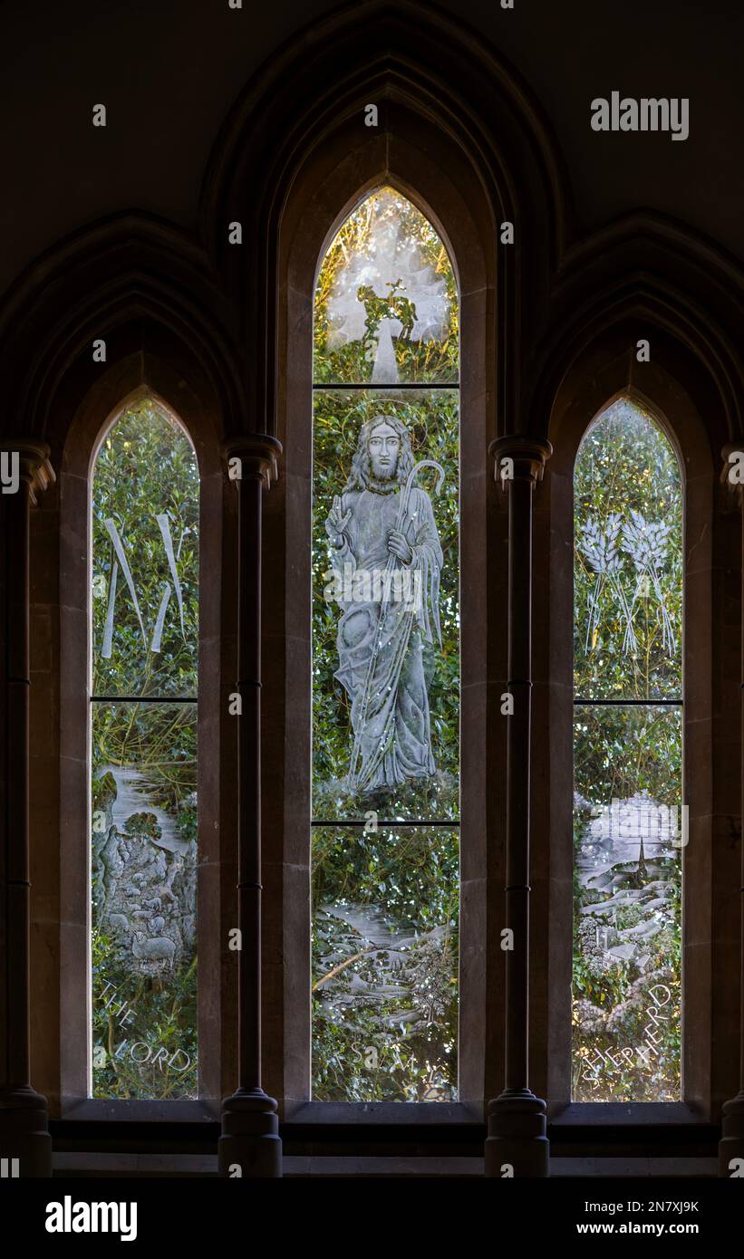 East window engraved by Simon Whistler (1940 – 2005) church of All ...