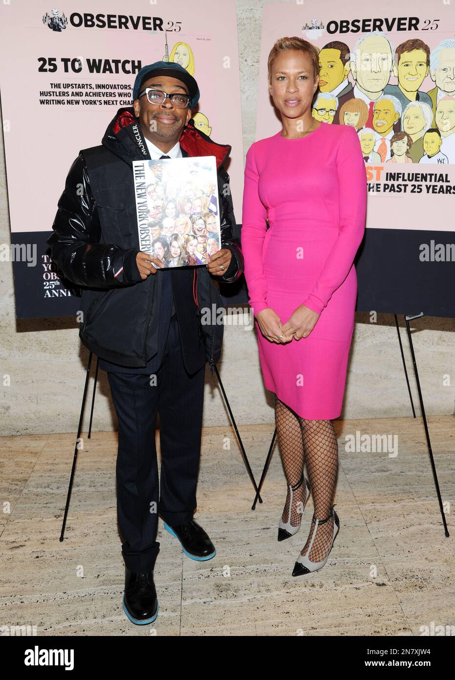Director Spike Lee and wife Tonya Lewis Lee attend The New York ...